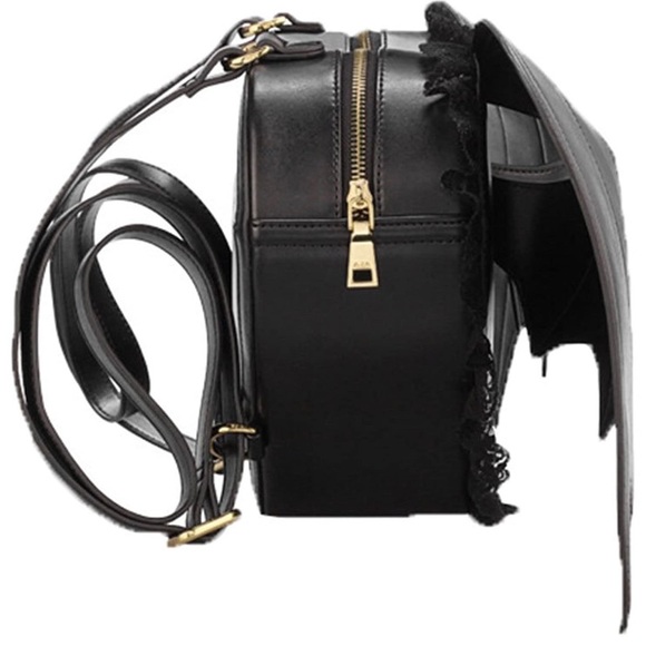 Bags | Mini Bat Wing Backpack With Lace Trim | Poshmark